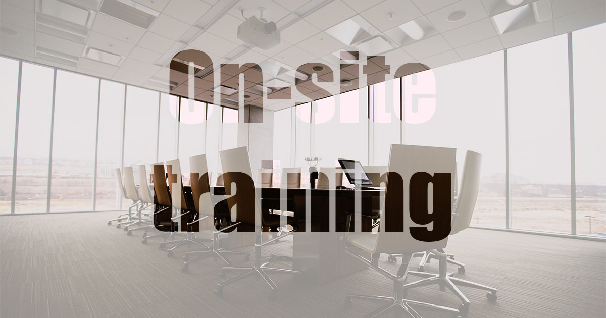 Training courses delivered at your place of work | On-Site